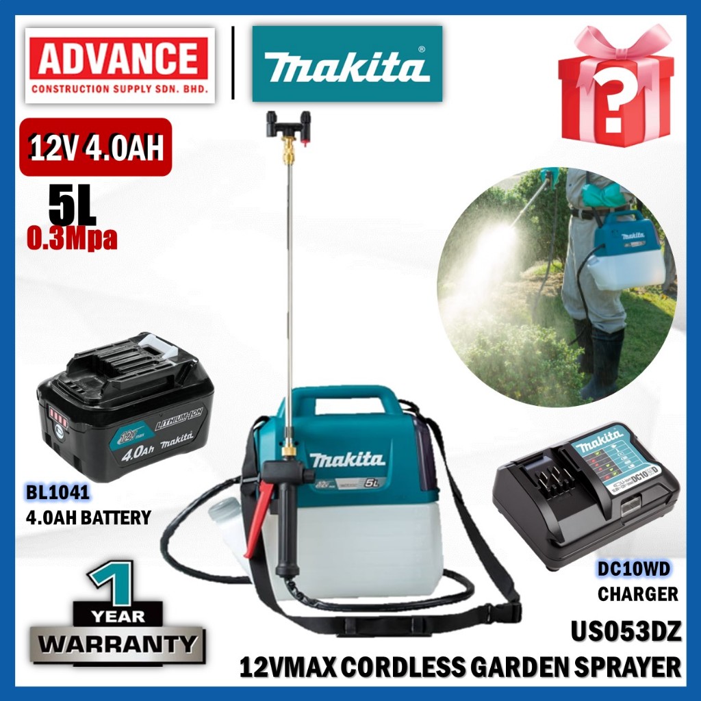 MAKITA US053DZ 12Vmax Cordless Garden Sprayer | Shopee Malaysia