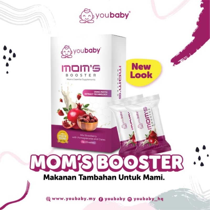 Mom Booster Youbaby - Bantu Banyak dan Pekatkan Susu - 1 Box 15 Sachets ...