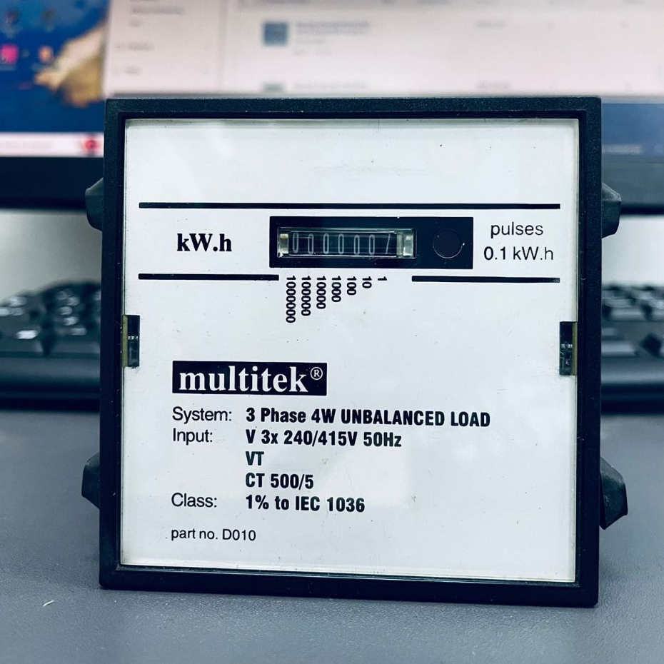 [READY STOCK] MULTITEK M600-WM4 3 PHASE 3 WIRE KILOWATT HOUR METER ...