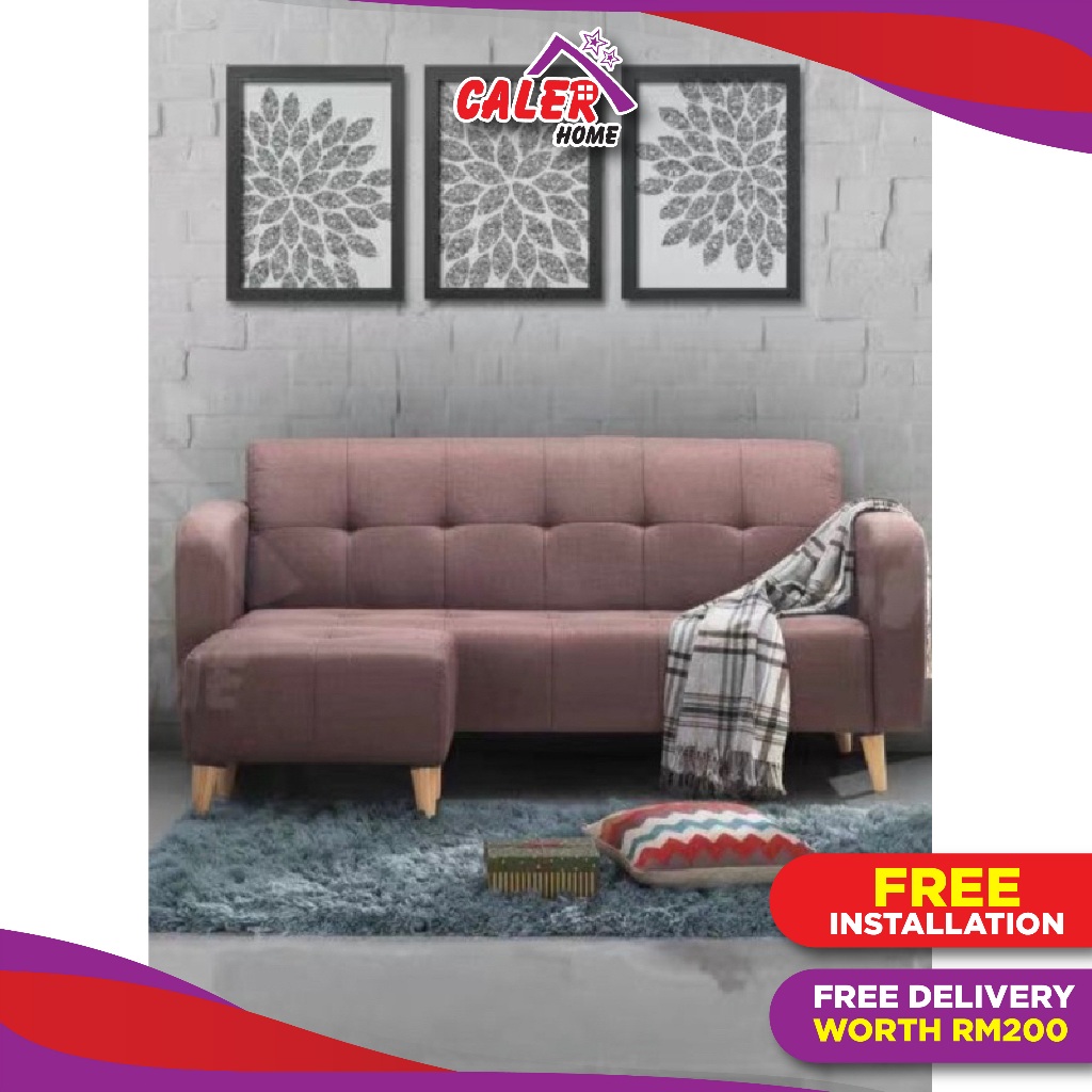 Caler Home Matrix Minimalist Fabric Sofa [Free Installation] | Shopee ...