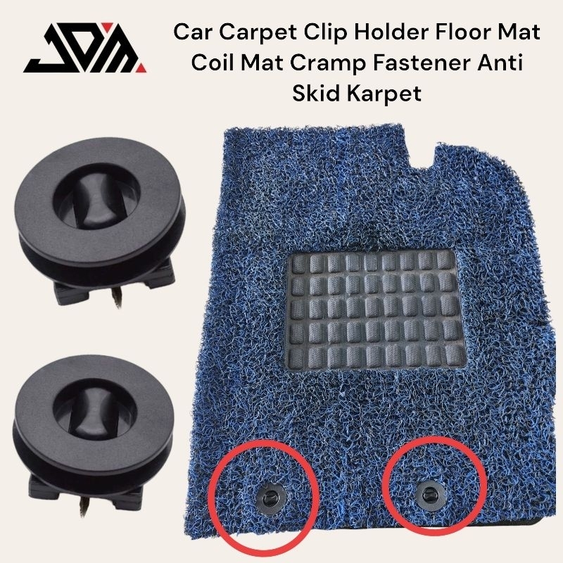 Universal Car Floor Mat Clips Carpet Fixing Clamps Holders Fastener ...