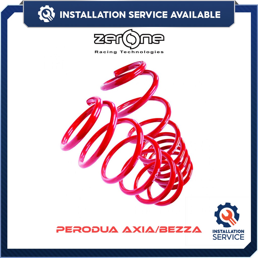 PERODUA AXIA/BEZZA- ZERONE TYPE S SPORT SPRING | Shopee Malaysia