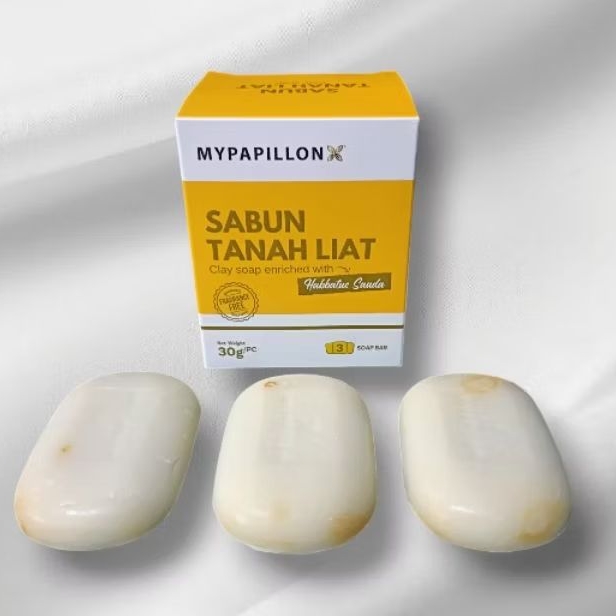 (3IN1) Sabun Buku Tanah Liat Samak Sertu Diperkaya dengan Habbatus ...