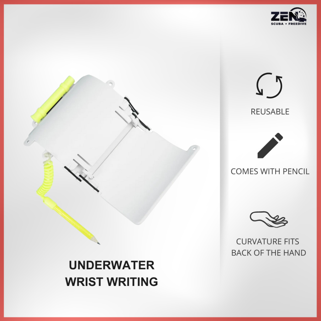MARSET Reusable Wrist Writing Dive Slate, Underwater Wrist Slate ...