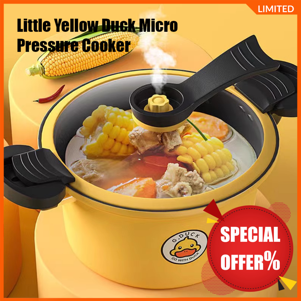【Special PROMOTION% 】Gduck Little Yellow Duck Micro Pressure Cooker ...