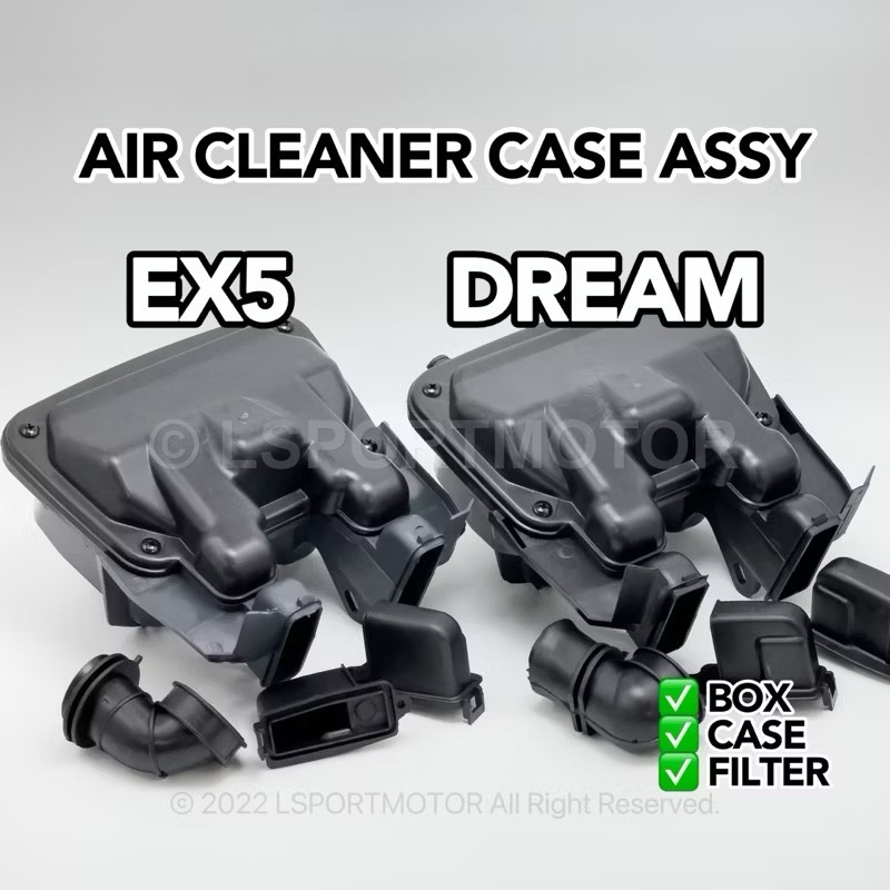 HONDA EX5 / EX5-DREAM AIR CLEANER CASE ASSY (COMPLETE) KOTAK ANGIN FILTER AIR FILTER BOX ...