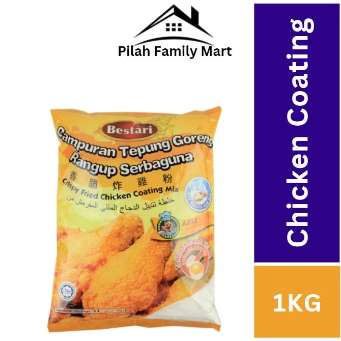 Original BESTARI Fried Chicken Coating Campuran Tepung Goreng Ranggup ...