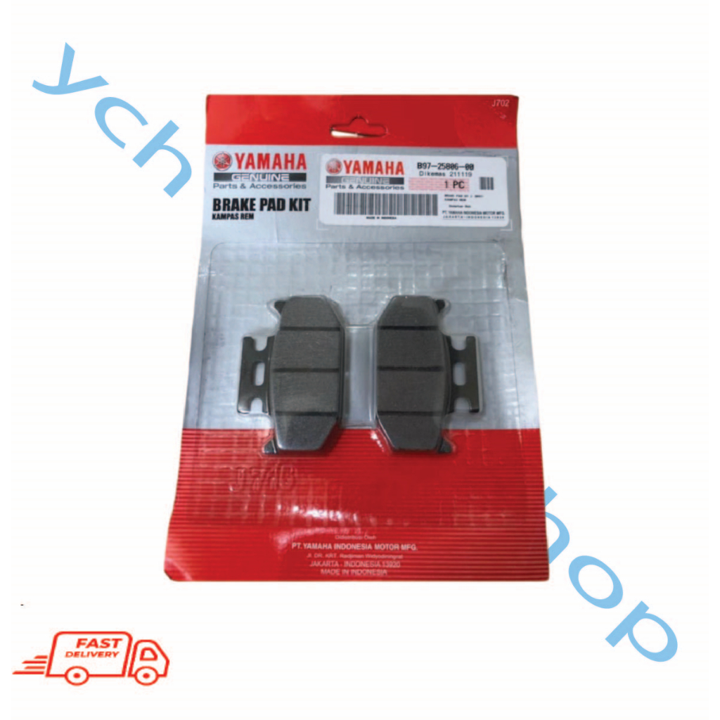 YAMAHA MT15 R15 R15M REAR DISC BRAKE PAD BELAKANG 100% ORIGINAL B97 ...