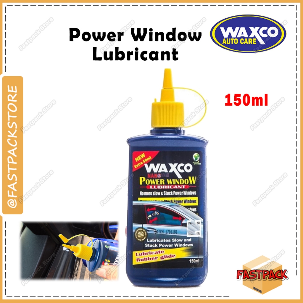 Waxco Power Window Lubricant Nano Tech Minyak Pelincir Tingkap Kereta ...