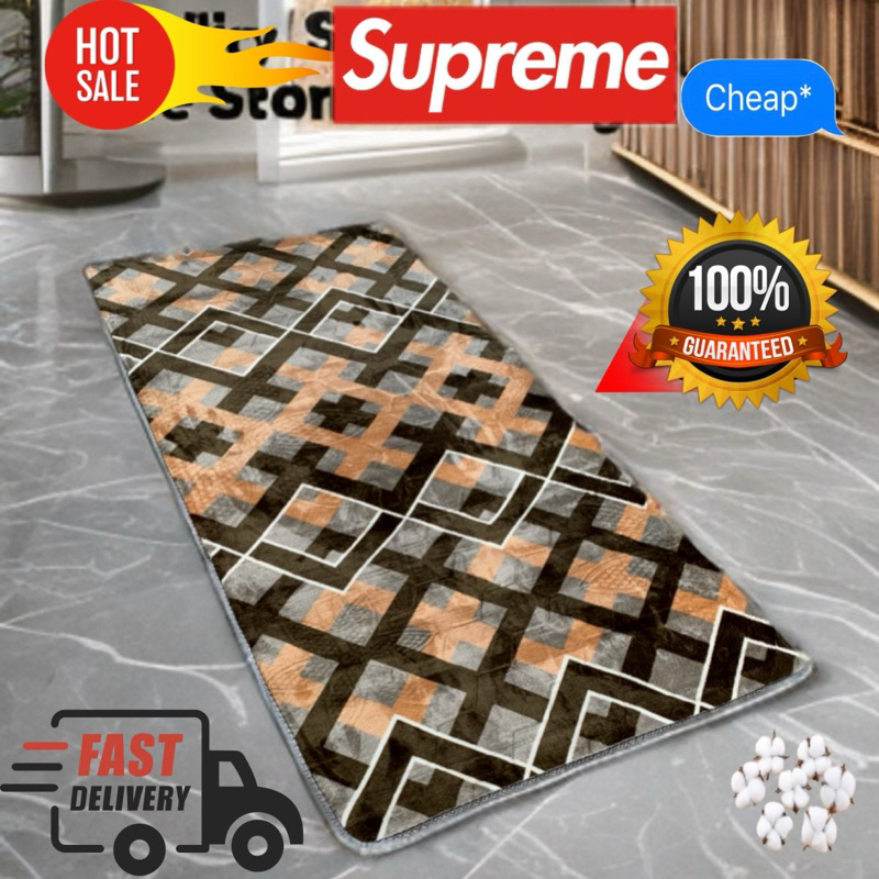 🔥4x6 kaki soft mink tebal carpet 3x6 kaki CARPET GEBU TEBAL SUPER SOFT ...
