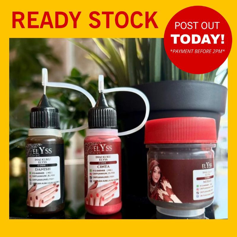 ELYSS INAI KUKU CELUP VIRAL CANTIK MESRA WUDUK LULUS KKM READY STOCK ...