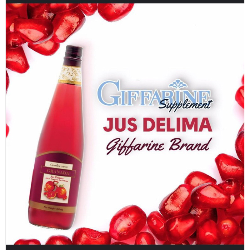 JUS DELIMA GIFFARINE ORIGINAL 100%(700ml)MONEY BACK GUARANTEE | Shopee ...