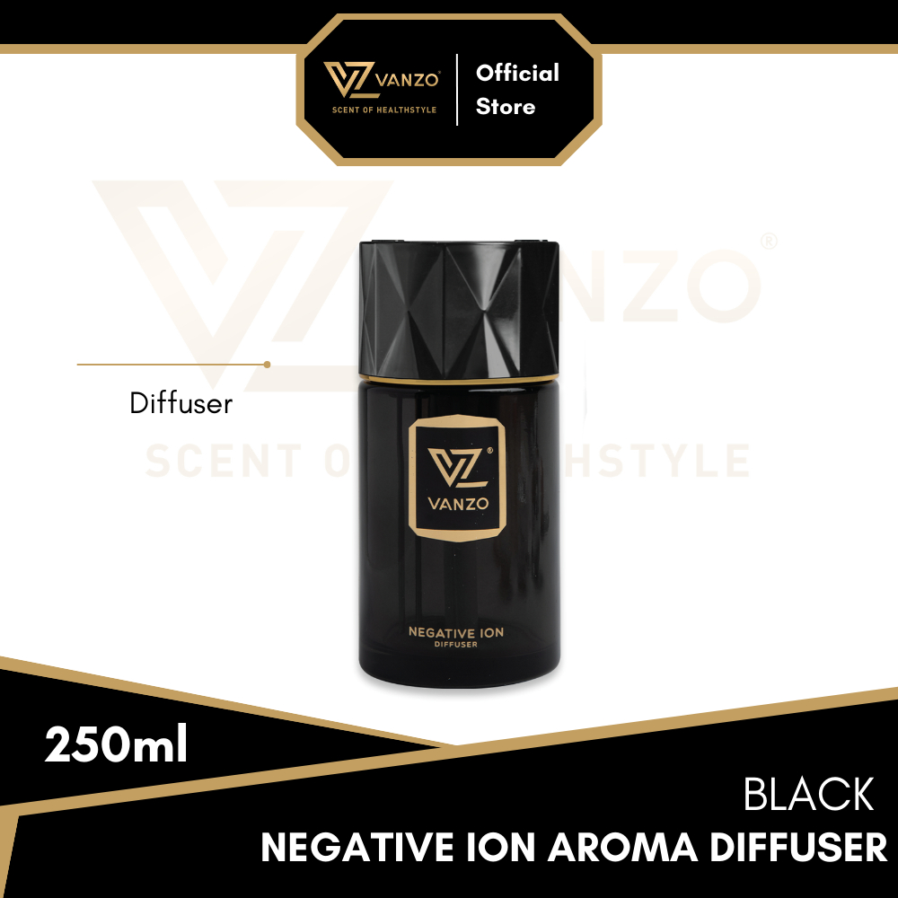 VANZO Negative Ion Aroma Diffuser - Black (250ml) | Shopee Malaysia