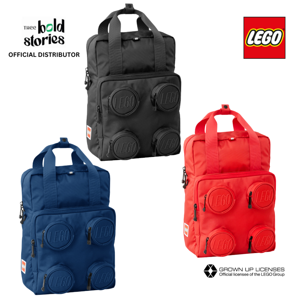 LEGO | Signature Brick 2x2 Kids Children Backpack | Shopee Malaysia