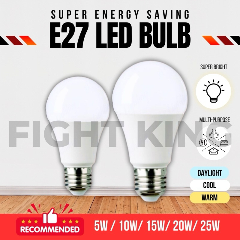 🔥SIRIM🔥 LED E27 Bulb 5W 10W 15W 20W 25W Mentol Lampu Energy Saving Table Lamp Ceiling Down Light ...