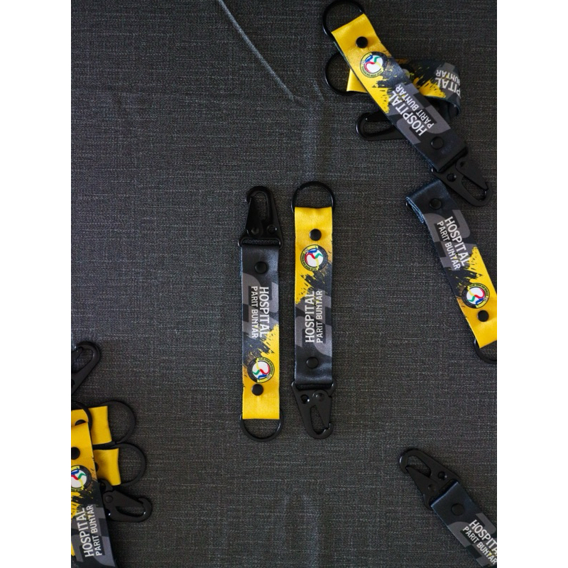 Custom Keychain Lanyard with 2 Attachments (Fast Production | Malaysia ...
