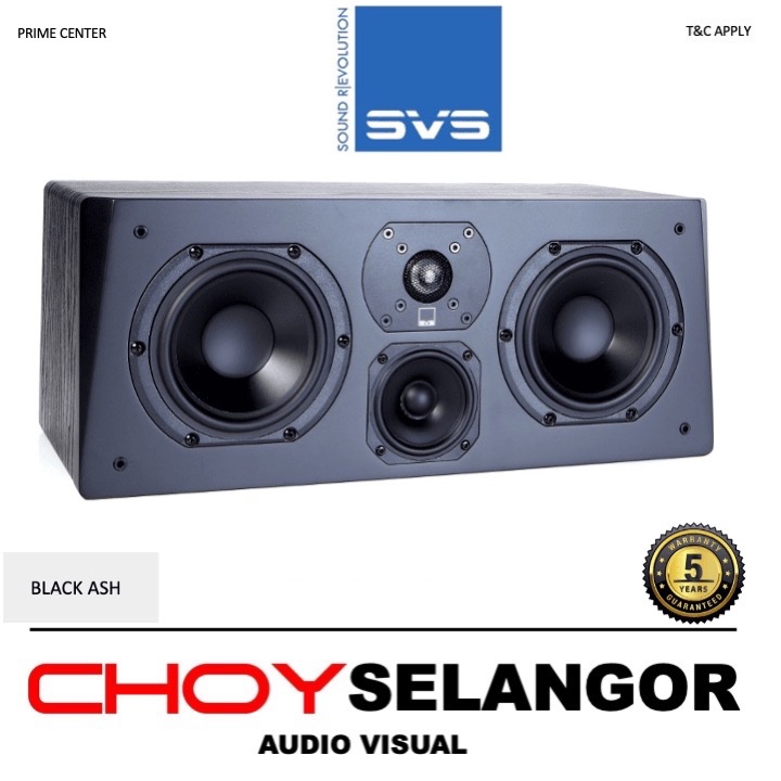 SVS Prime Center Speaker (Black Ash) | Shopee Malaysia
