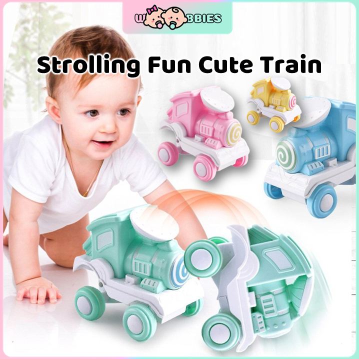 👶🏻Woobbies Transportation Toy Car Baby Toy Train Boy Girl toy Car Cute ...