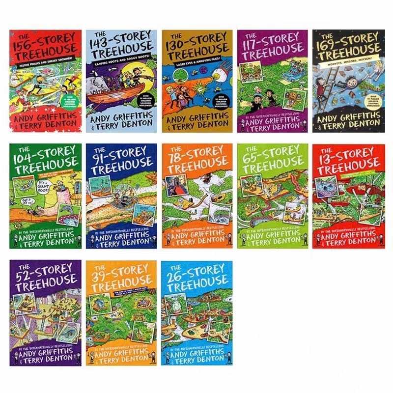 ( Ready Stock）13 Storey Treehouse Tree House 13 books set by Andy ...