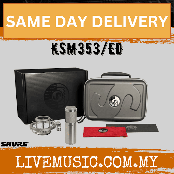 Shure KSM353/ED Premier Bi-directional Ribbon Microphone ( KSM353-ED ...