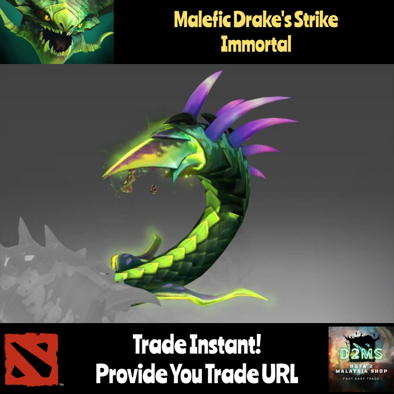 Dota2 Viper Malefic Drake's Strike Immortal | Shopee Malaysia