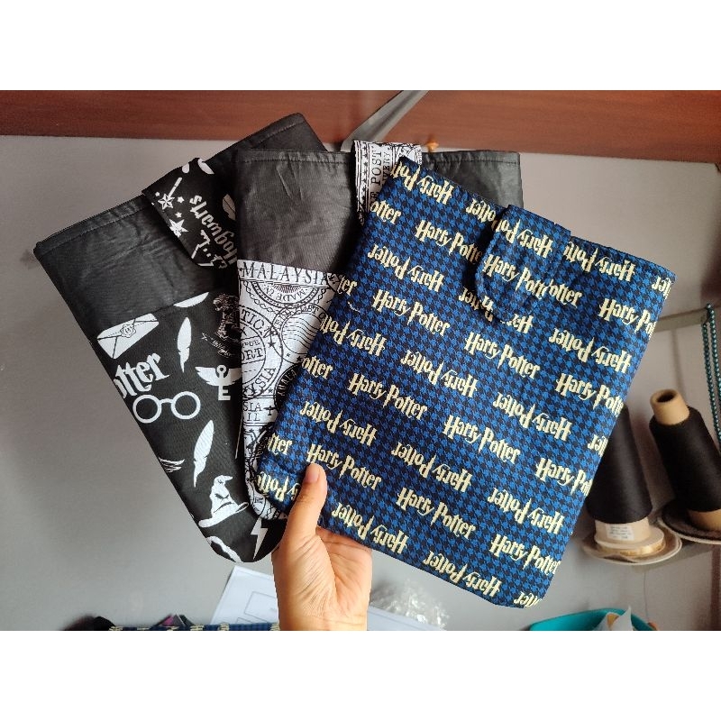 HANDMADE BOOK SLEEVES/ BOOK COVER/ BOOK CASE/ SARUNG BUKU / IPAD COVER ...