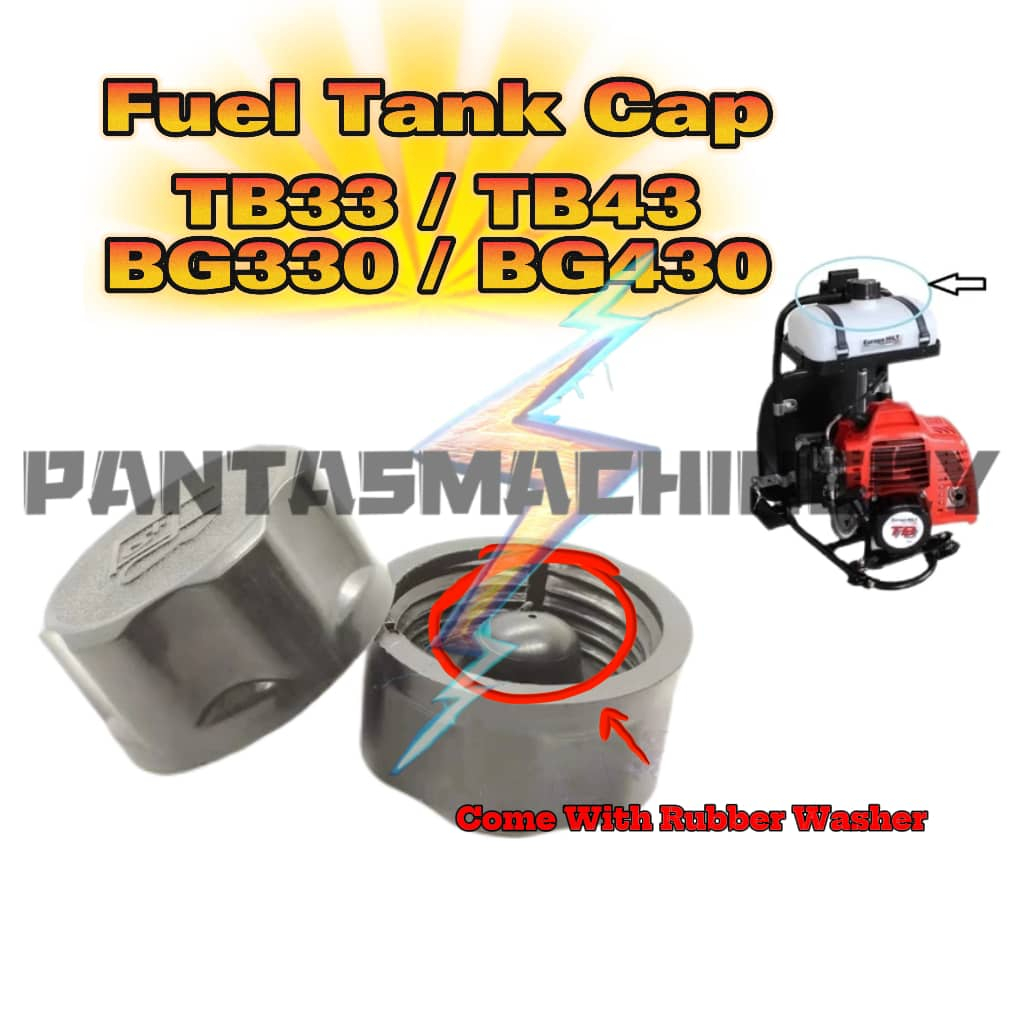 Fuel Tank Cap TL33 BG330 BG328 Brush Cutter Mesin Rumput TUDUNG TANGKI ...
