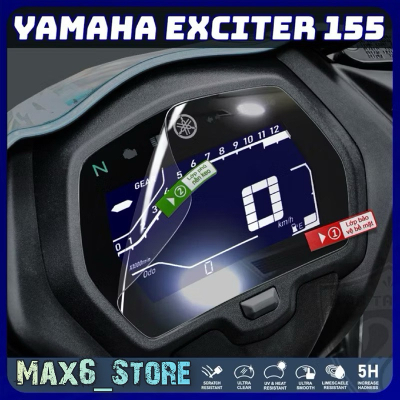 Yamaha Y16ZR & LC135 V8 Meter Tinted Protector Sticker Y16 LC Meter ...