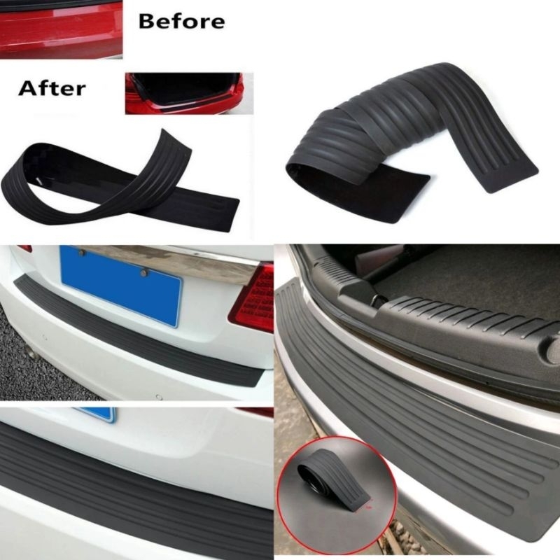 90cm Car Trunk bonnet Rear Bumper Protector Rubber Cover Guard Pad ...