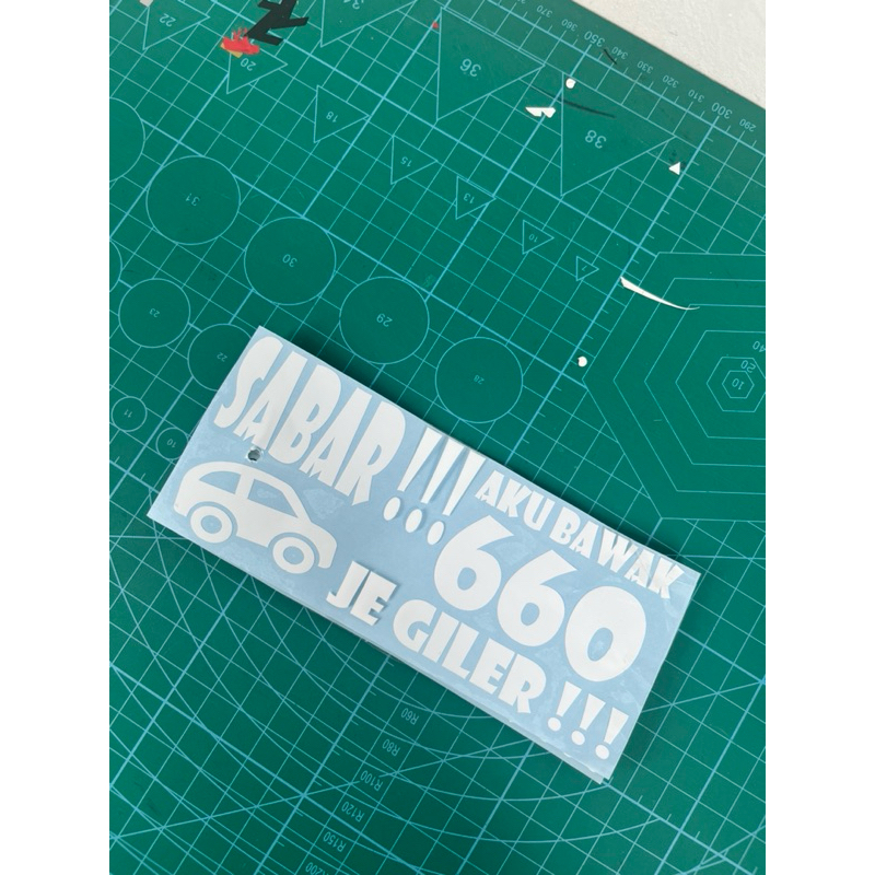 STICKER KANCIL SABAR , 660/850 JE GILER | Shopee Malaysia