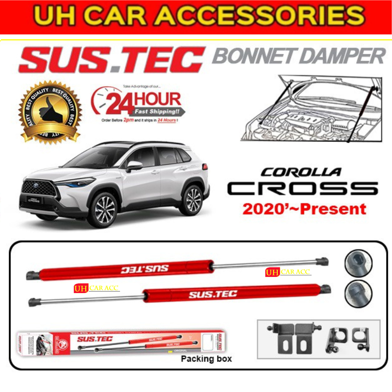 TOYOTA COROLLA CROSS 2020 2021 2022 FRONT BONNET BONET DAMPER LIFTER ...