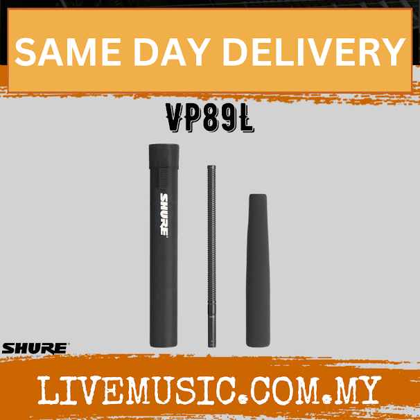 Shure VP89L Long Shotgun Condenser Microphone ( VP-89L / VP 89L ...