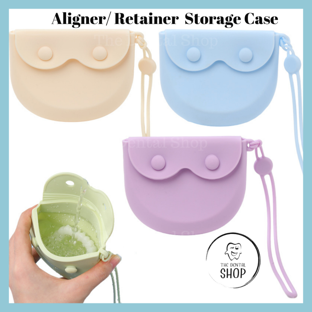 【Ready stocks】Button Strap Retainer Aligner storage case kotak retainer ...