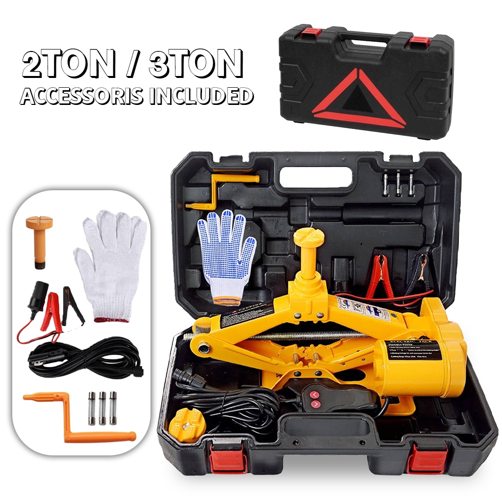 12V Electric Car Jack Equipment Electric Hydraulic Jack Lifting Car ...