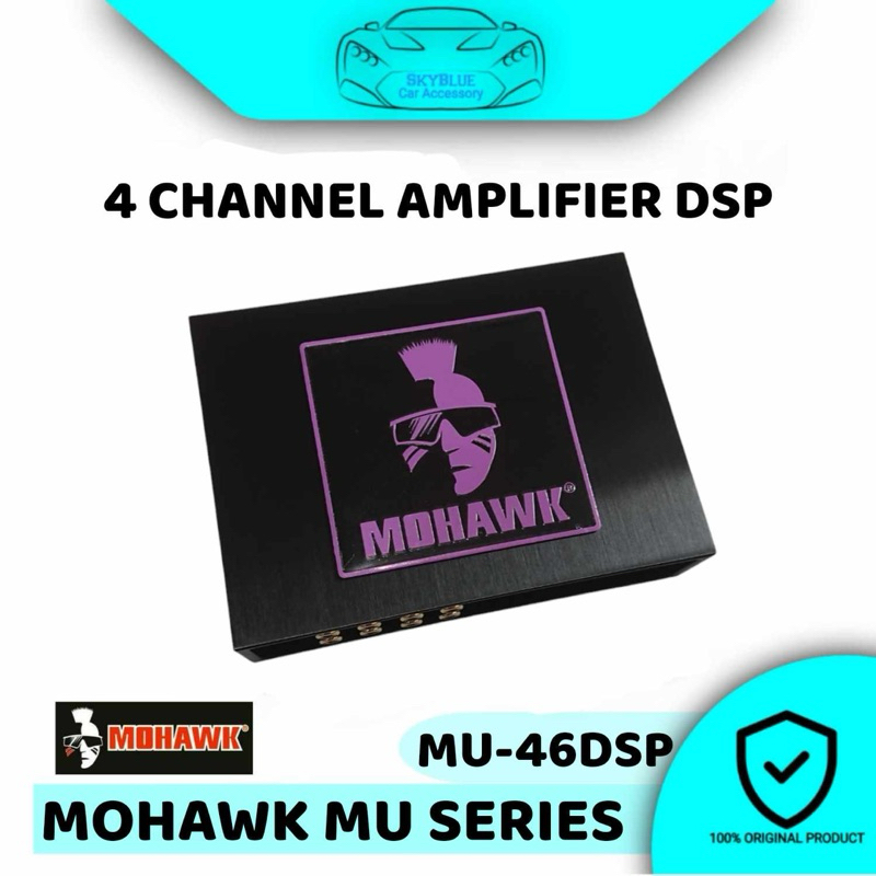100% Original MOHAWK Car Audio MU SERIES 4 Channel Amplifier DSP -MU ...