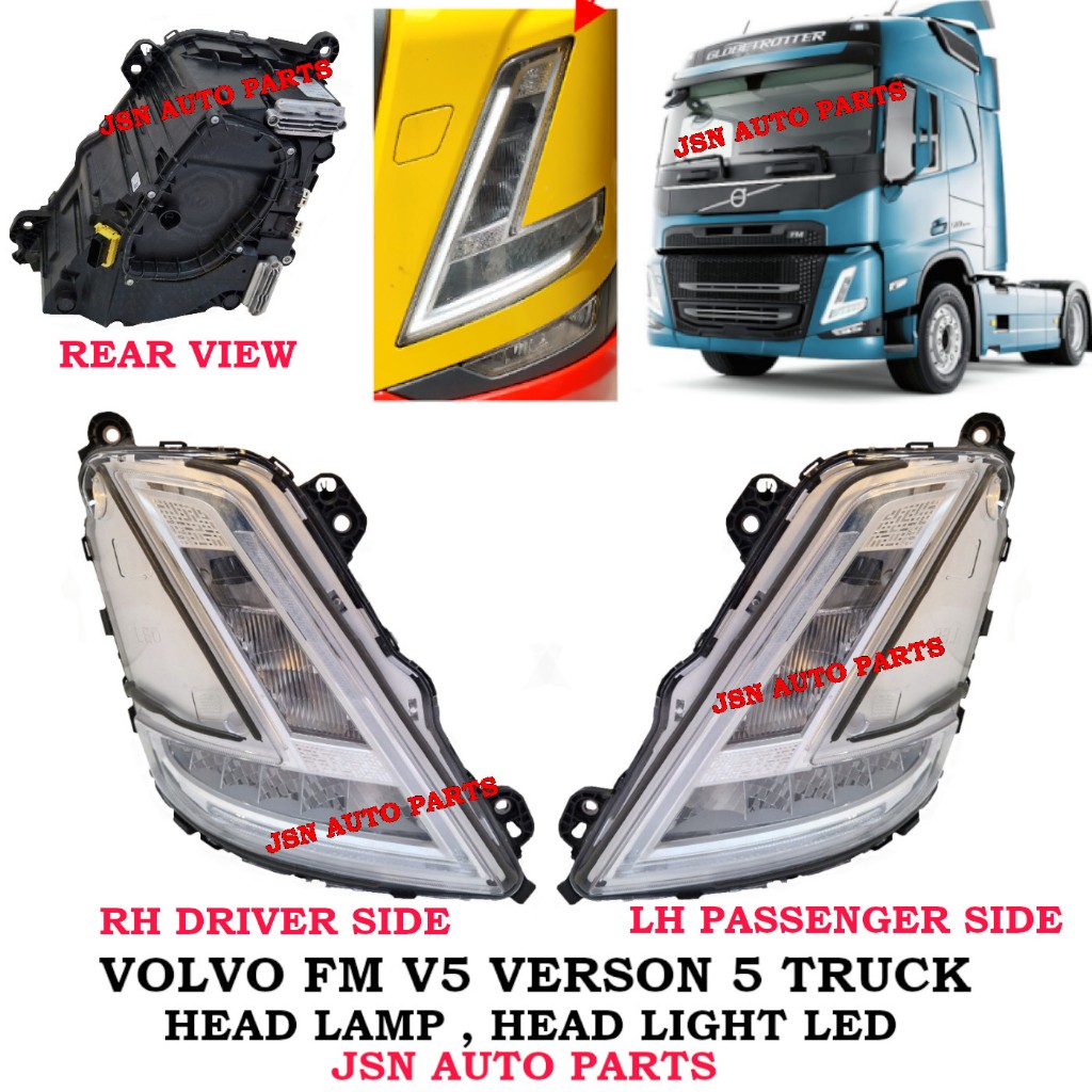 J111S14 HEAD LAMP VOLVO FM V5 VERSON 5 LORRY TRUCK 23752800 23752804 ...