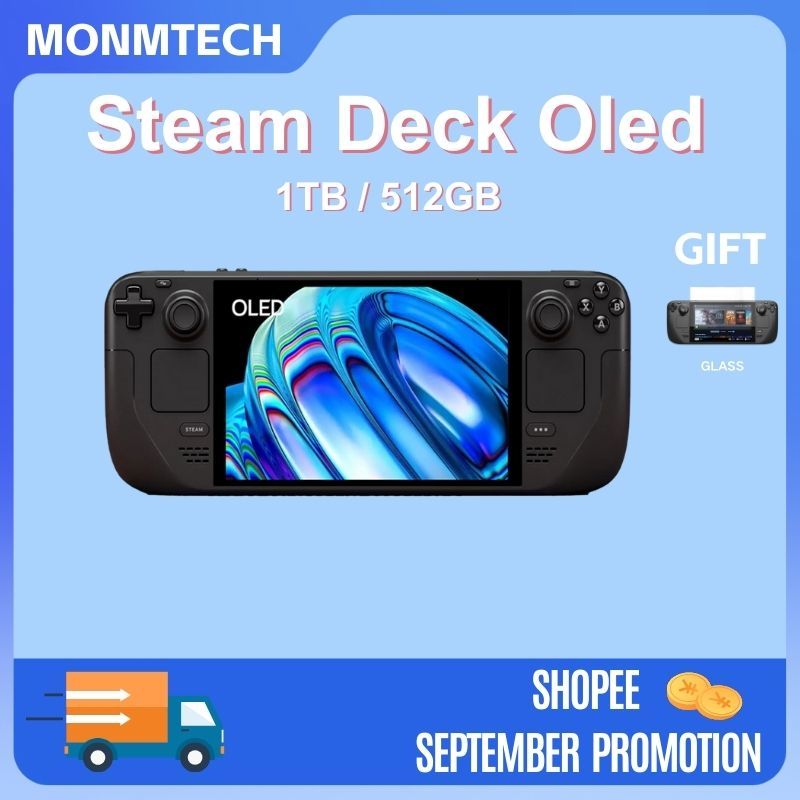 [Ready Stock] Steam Deck OLED Handheld Gaming Console 512GB 1TB 50 Whr ...