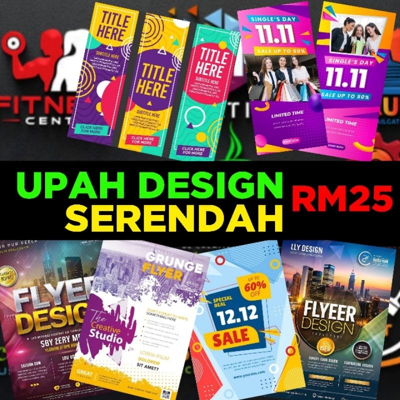 Upah Design Termurah 💯 | Shopee Malaysia