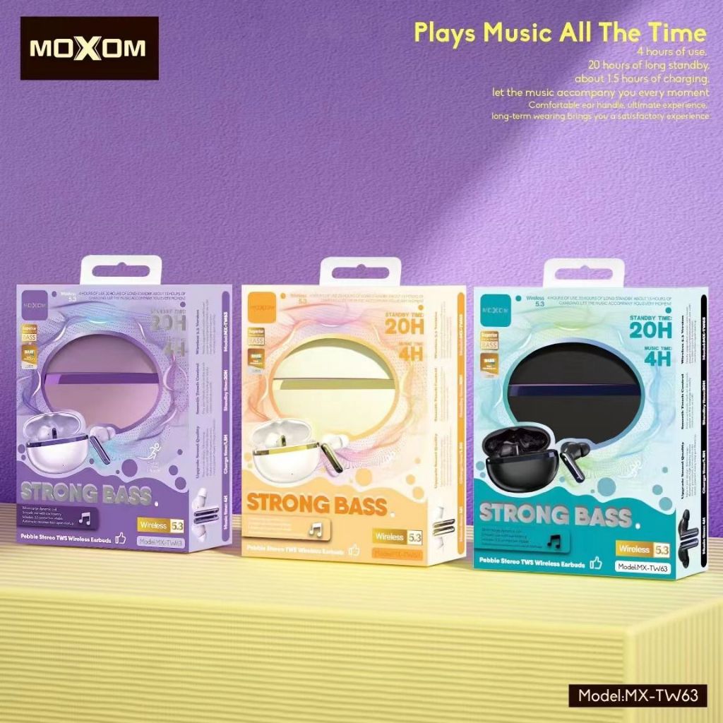 MX-TW63 Pebble Stereo TWS Wireless Earbuds | Shopee Malaysia