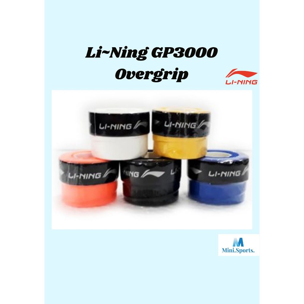 LI~NING GP3000 New non slip Overgrip 1pcs (100%Original) | Shopee Malaysia