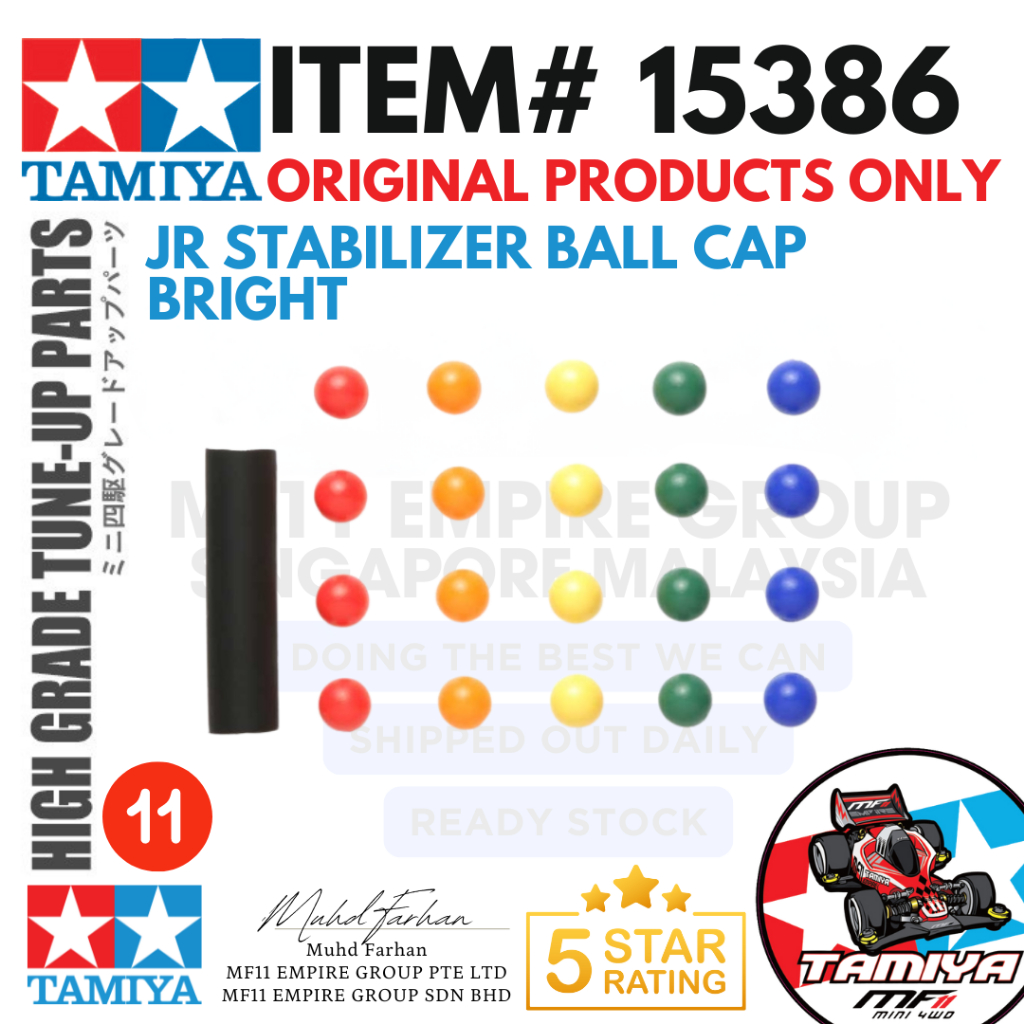 Tamiya Mini 4wd Stabilizer Ball Cap Bright (15386) | Shopee Malaysia