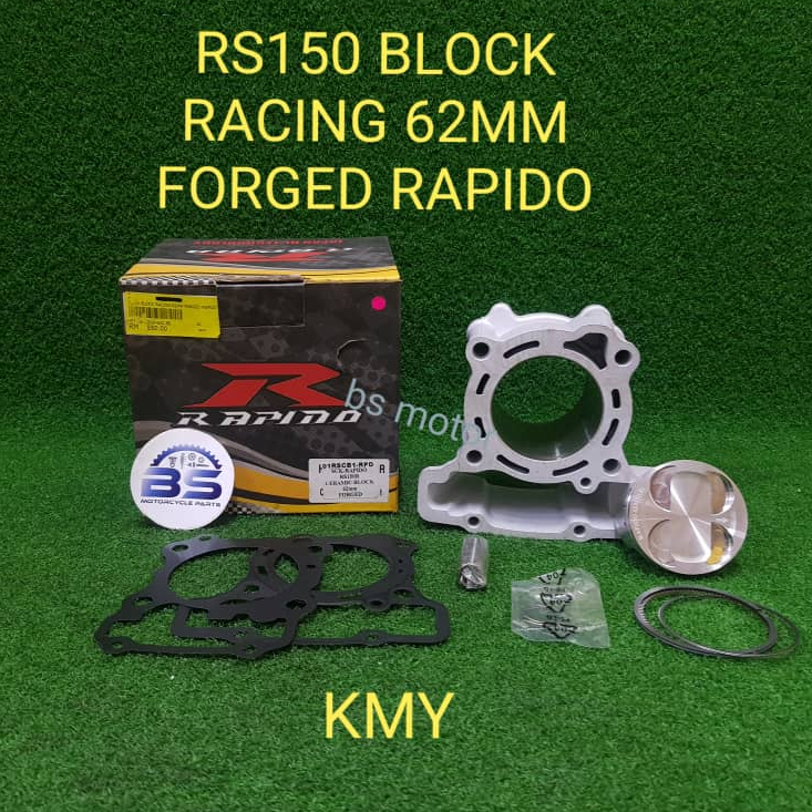 Honda RS150 Block Racing 62mm Forged Rapido | Shopee Malaysia