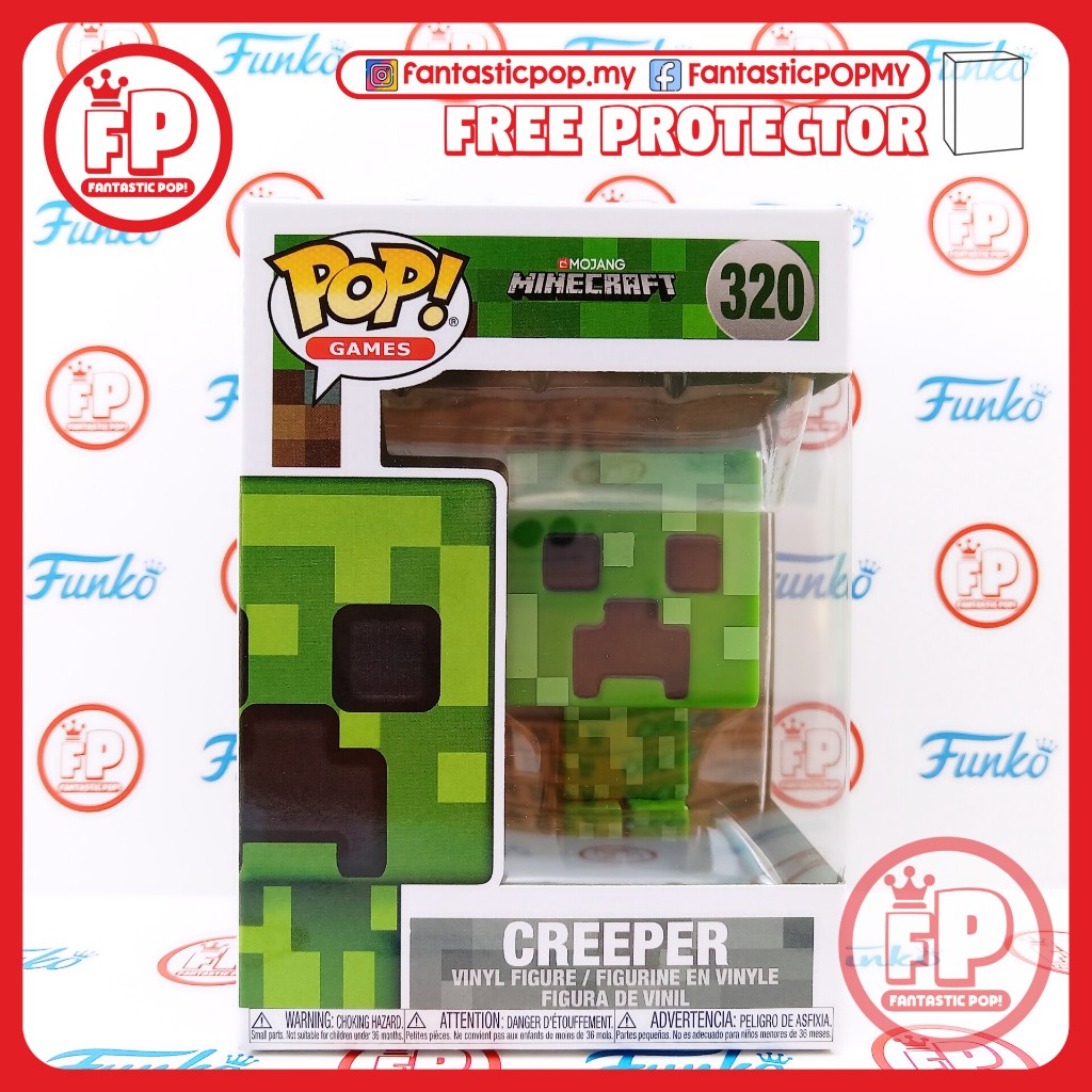 [READY STOCK] Funko POP ! Games - Mojang Minecraft - Creeper (320 ...