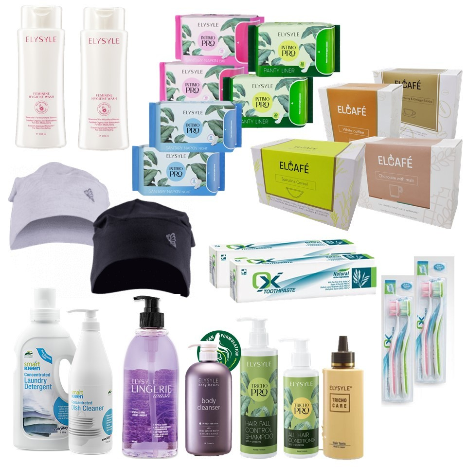 ELKEN INTIMO PAD/BODY CLEANSER/CONDITIONER/ELCAFE/COFFEE/CHOCOLATE ...