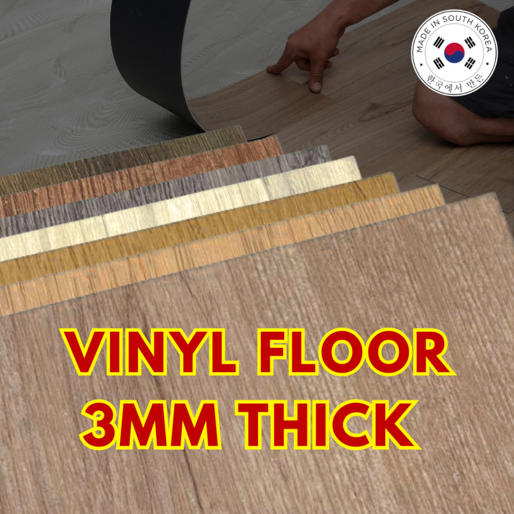 3MM VINYL FLOORING (KOREA) | Shopee Malaysia