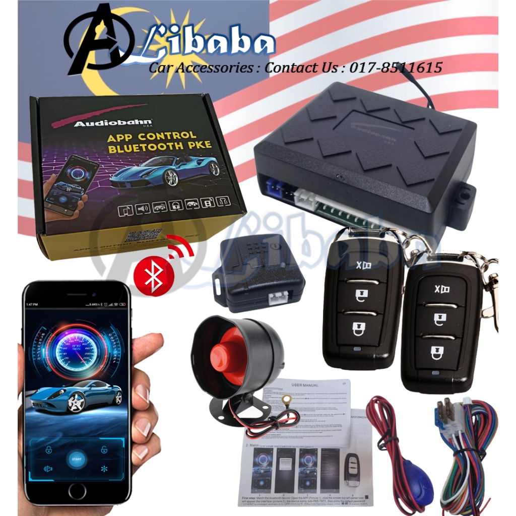 PROTON PERODUA Bluetooth Mobile Phone APP PKE Control Open Trunk PKE ...