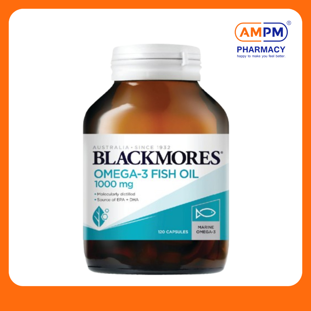 BLACKMORES Omega 3 Fish Oil 1000mg Capsule (120's) | Shopee Malaysia