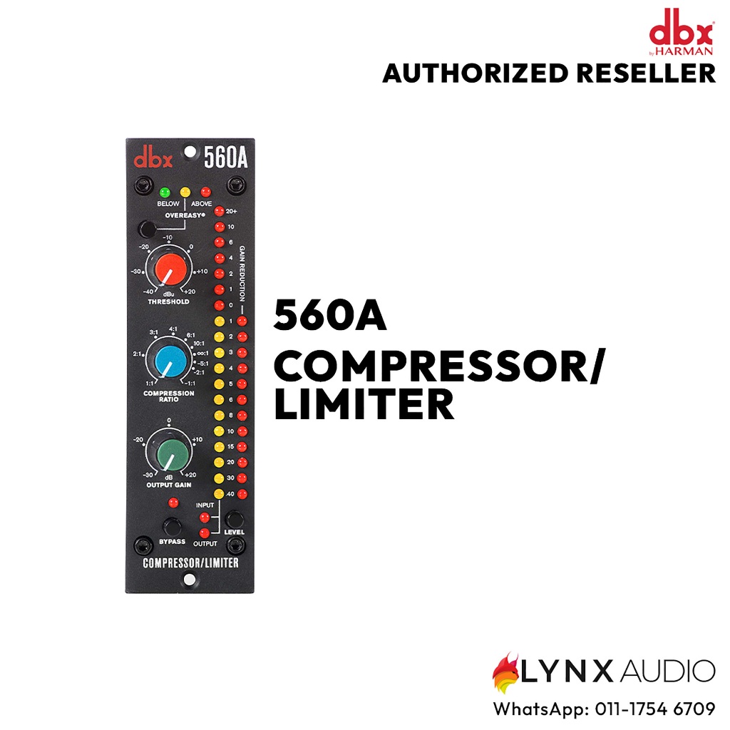 dbx 560A Compressor/Limiter for 500 Series Chassis Mount | Shopee Malaysia
