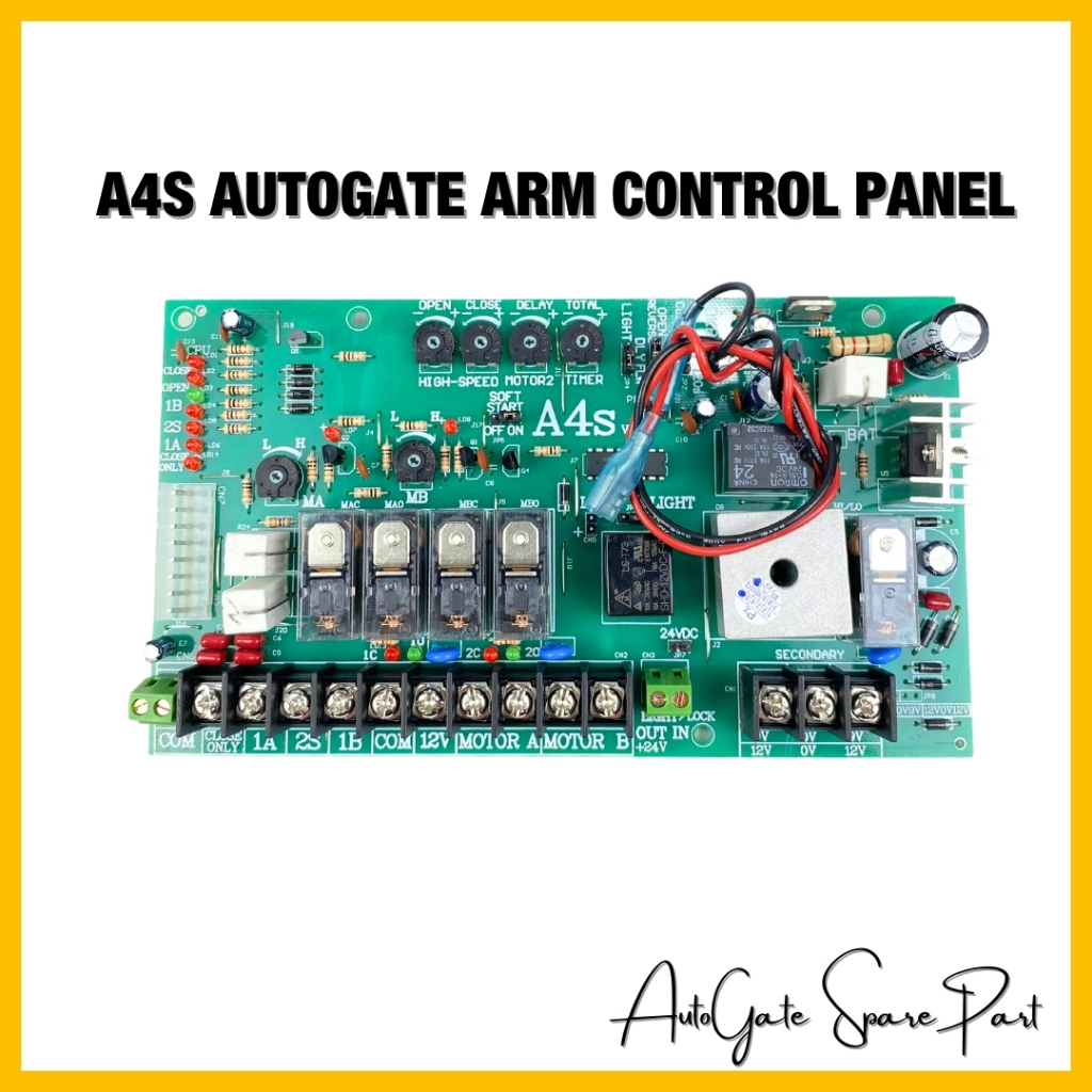 A4S Autogate A4 Arm Control Panel 4 channel panel HUS Autogate | Shopee ...