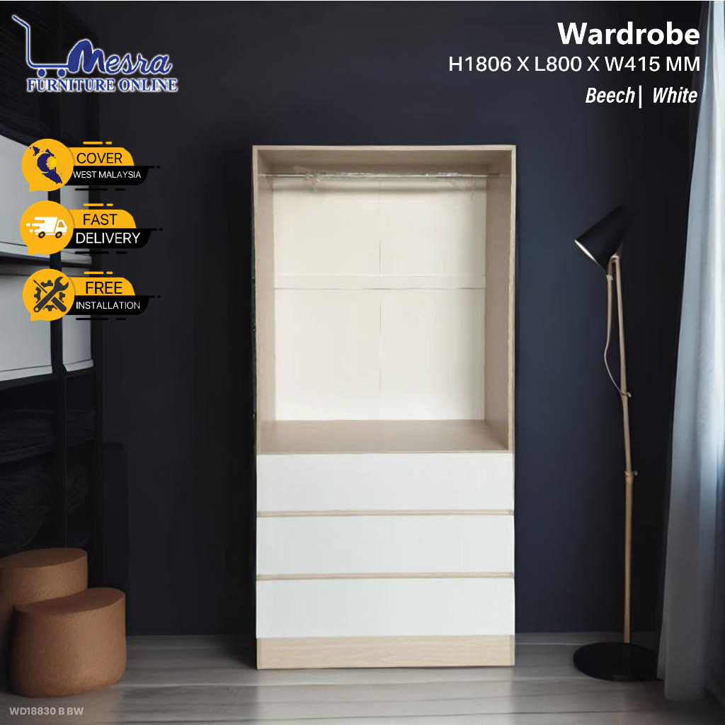 MESRA-wardrobe / chest drawer / children cabinet / budak almari / chest ...
